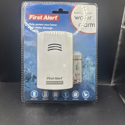 FIRST ALERT Water Alarm Damage Protection Battery Operated New SEALED ...