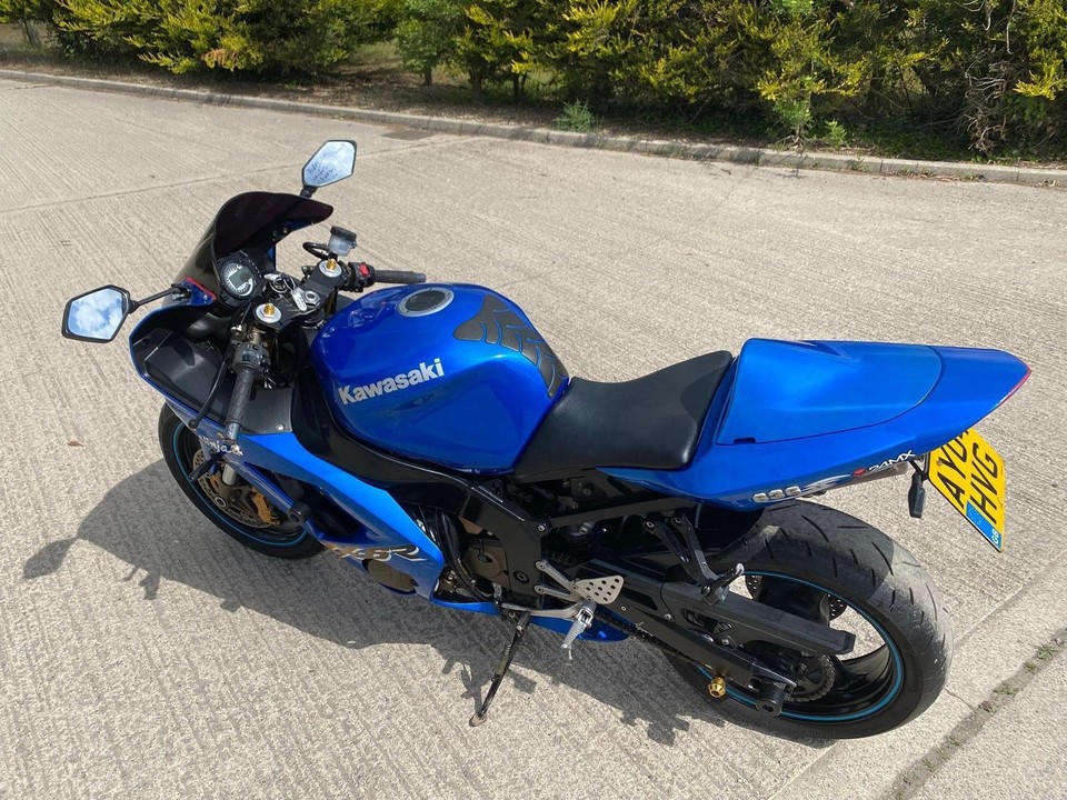 2003 53 KAWASAKI ZX6R B1H ZX 636 NINJA BLUE SPORTS 600 ZX636 ZX600R ...