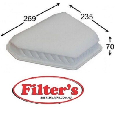 A1517 AIR FILTER FOR TOYOTA BFA2164 CAF100877P U877/606 CTY12187 ...