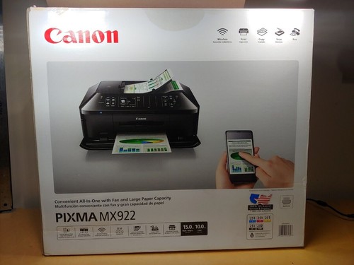 Canon PIXMA MX922 Wireless Office All-in-One Printer - 9600 dpi Color ...