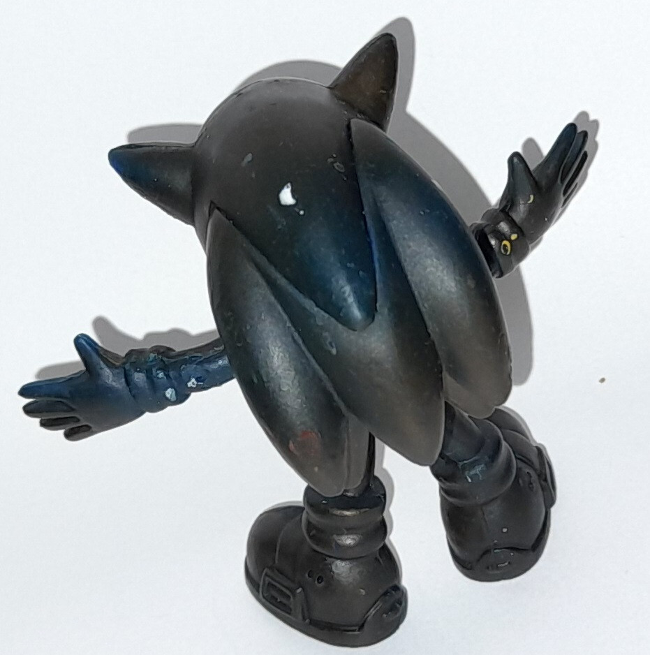 2000 3" FEVA BENDY GOLD VARIANT SONIC THE HEDGEHOG X FIGURE TOY ISLAND ...