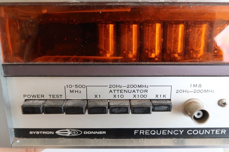 Vintage Systron Donner Model 6052 Frequency Counter (Tested, As-Is) | eBay