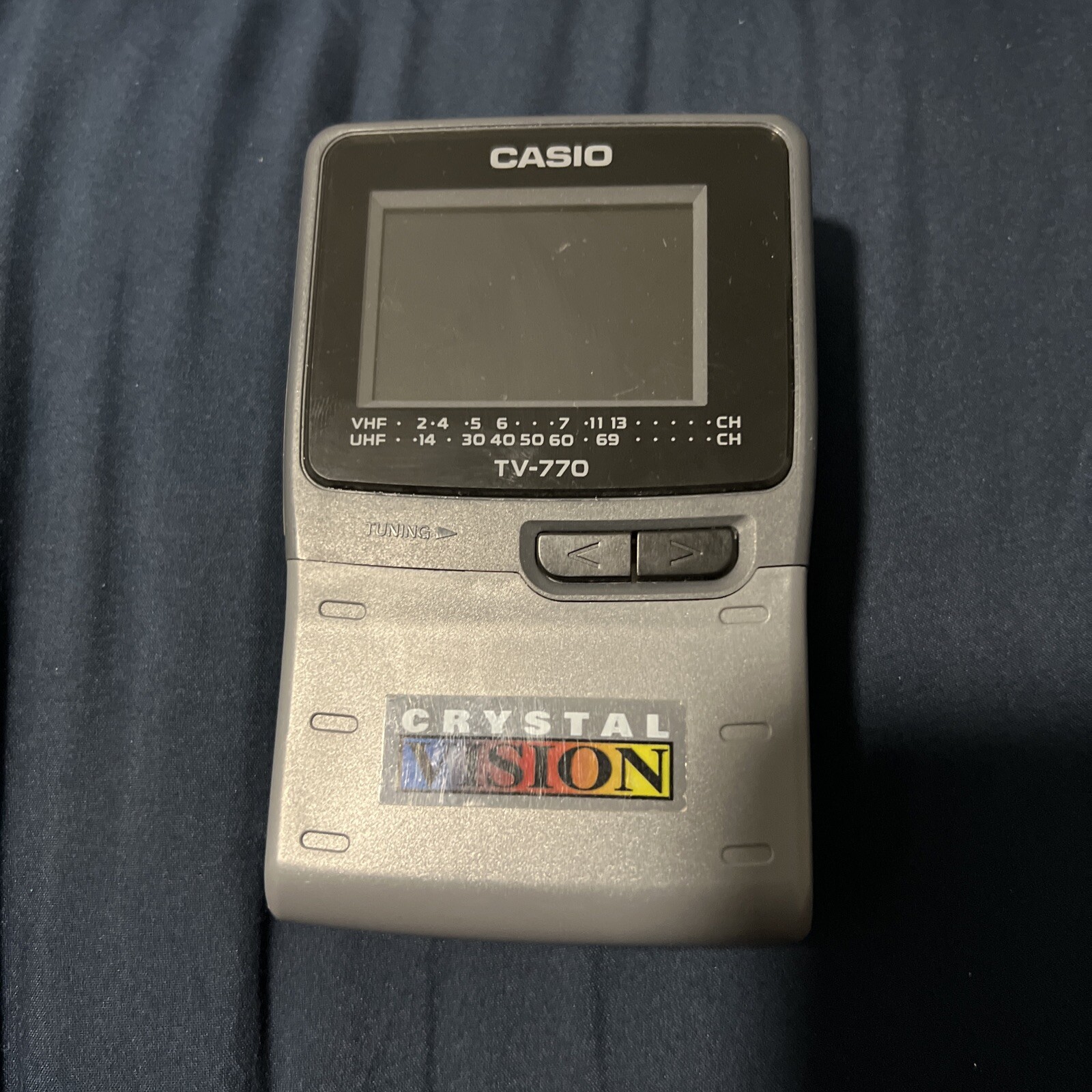 Casio Crystal Vision LCD Portable Color Television - Ev-500 for sale ...