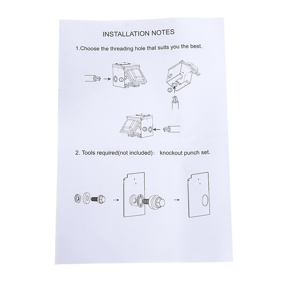 Weatherproof Exterior All Metal Power Switch Box 20A WRTR GFCI ...