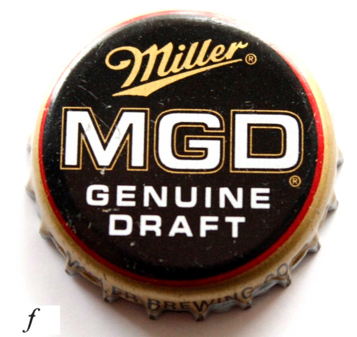 United States Miller MGD Genuine Draft Skirt 829302 - Beer Bottle Cap ...