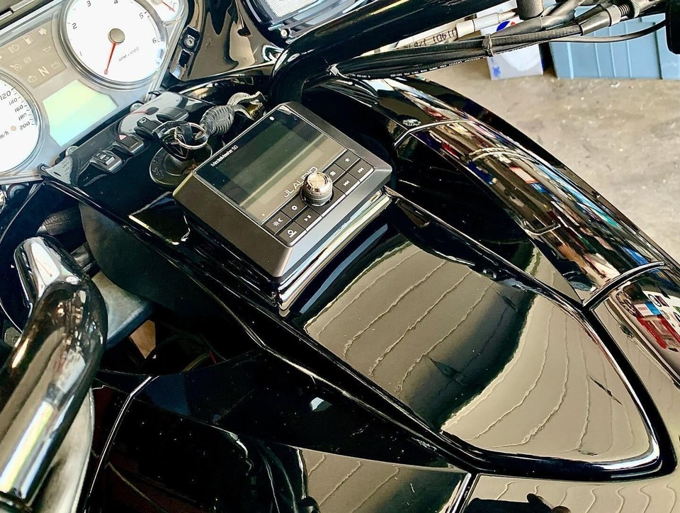 Victory Vision Audio Center Console Front | ABS | OE | Black | Unfinished