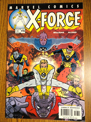 X-Force #116 Key VF+ Allred 1st U-Go Girl Doop X-Statix Zeitgeist X-men ...