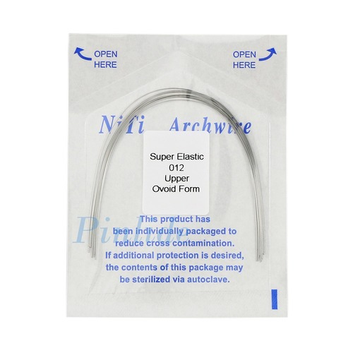 100Pcs Dental Orthodontic Niti Round Arch Wire Ovoid Form Super Elastic ...