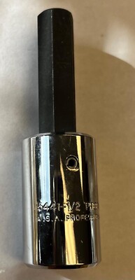 Proto Professional 1/2" Hex Bit Driver Socket 1/2" Drive 5441-1/2 USA ...