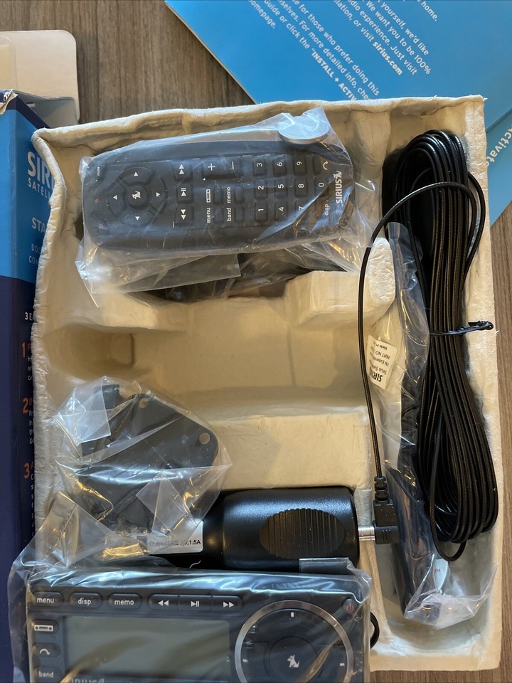 Sirius XM Starmate 5 Satellite Radio Receiver & Vehicle Kit ST5TK1 NEW ...