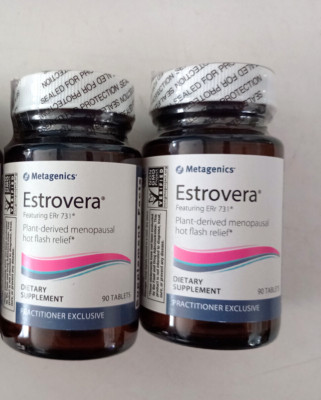 No Reserve! Set of 2 Metagenics Estrovera, 90 Tablets each bottle ...