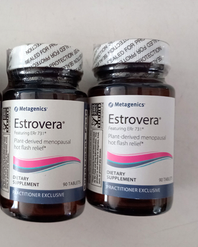 No Reserve! Set of 2 Metagenics Estrovera, 90 Tablets each bottle ...