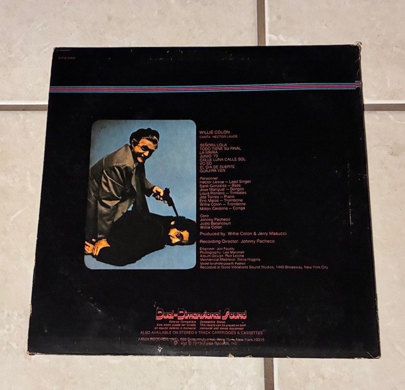 Willie Colon - Hector Lavoe - Lo Mato - Fania Records Lp 1973 | eBay