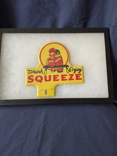 Vintage Squeeze License Plate Topper | eBay