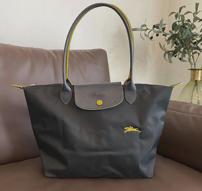 Longchamp Le Pliage Graphite Large | eBay