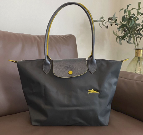 Longchamp Le Pliage Graphite Large | eBay
