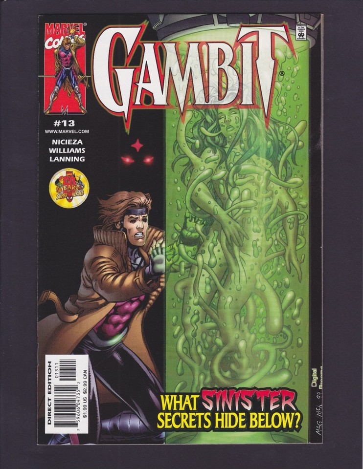 Gambit 12 13 Lot Marvel 2000 Mr Sinister 1st App Black Womb X Men