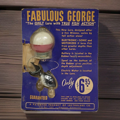 Vintage Fabulous George The Only Lure With True Fish Action W/Original ...