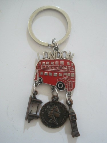 London Key Chain Charms Bus Ben Coin Bridge New | eBay