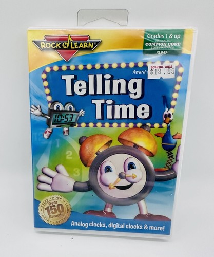 Telling Time DVD By Rock N Learn Grades 1 & Up Brand New Sealed RL947 ...