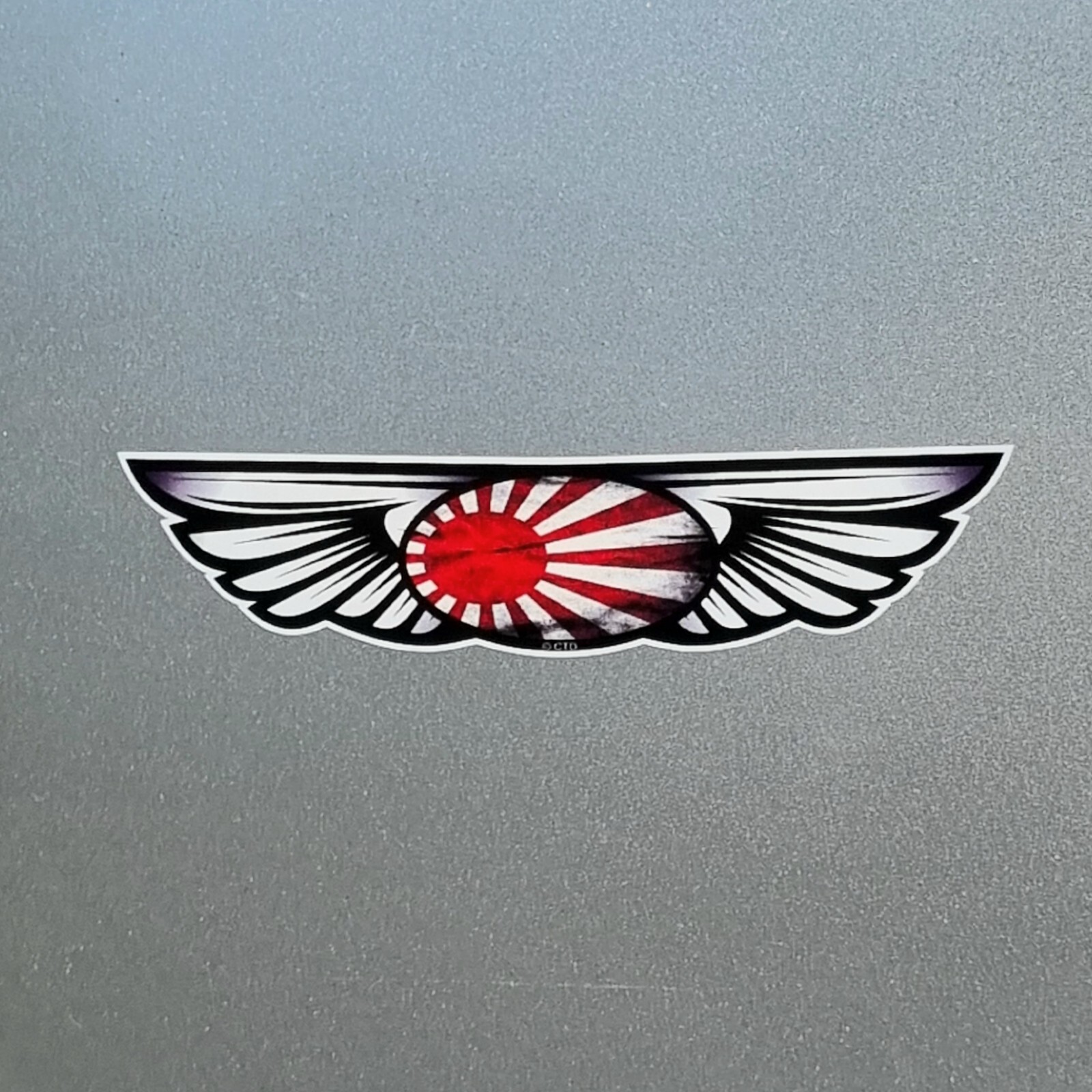 Japanese Rising Sun JDM Flag Wing Vinyl Sticker Decal For Car Van ...