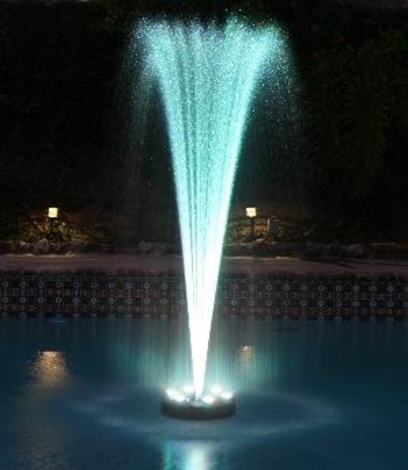 Ocean Mist Floating Pond Light Ring w/ multi-color 6x60 (360) LEDs-for ...