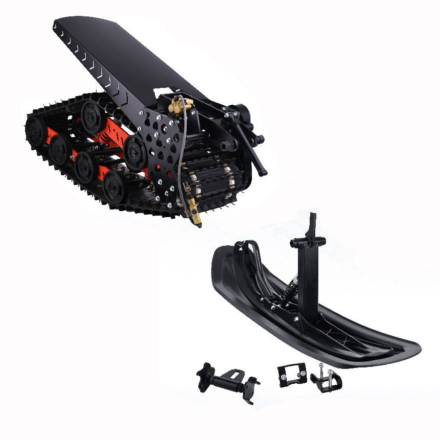 Dirt Pit Bike Snow Sand Track Snowmobile Crawler Assembly vehicle ...