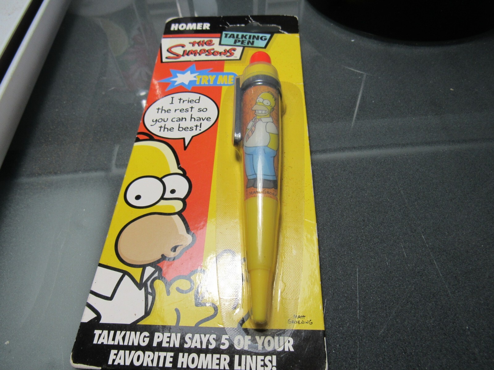 The Simpsons Homer Talking Pen Says 5 Homer Lines 2006 Tested | eBay