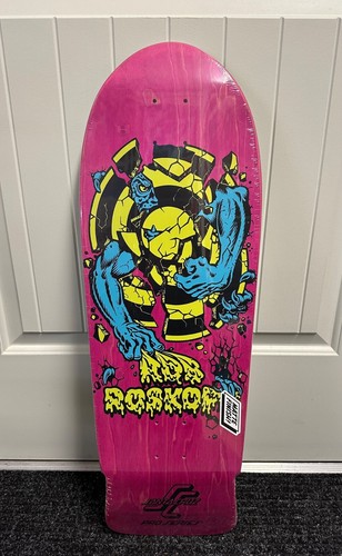 Santa Cruz Skateboards Rob Roskopp Target 3 pink reissue 80s skate deck ...