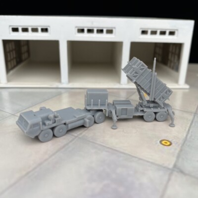 3D Printed 1/350/700 US Patriot Missile Defense System Unpainted Kit ...