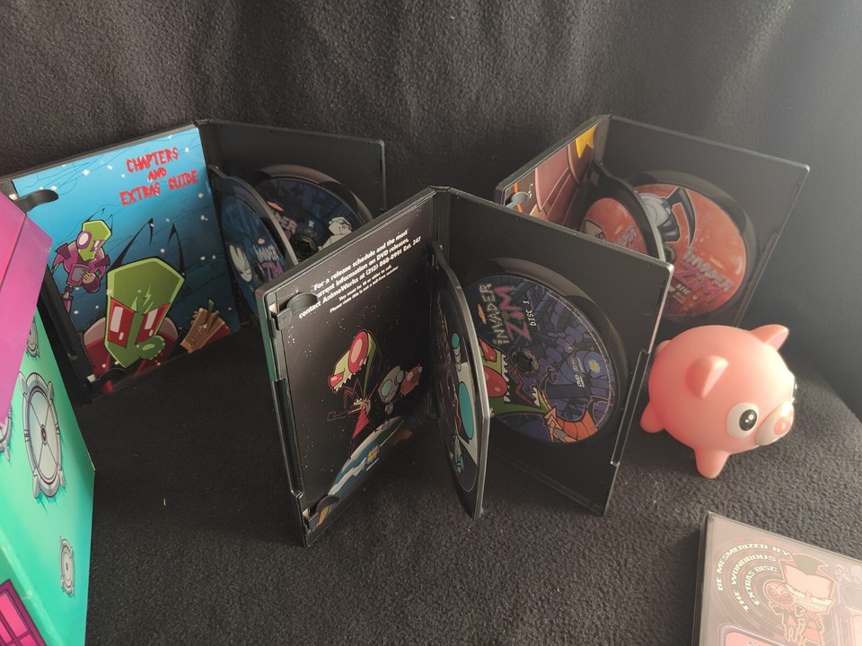 INVADER ZIM HOUSE BOX SET GIR PIGGY OF DOOM COMPLETE DVD SET | eBay
