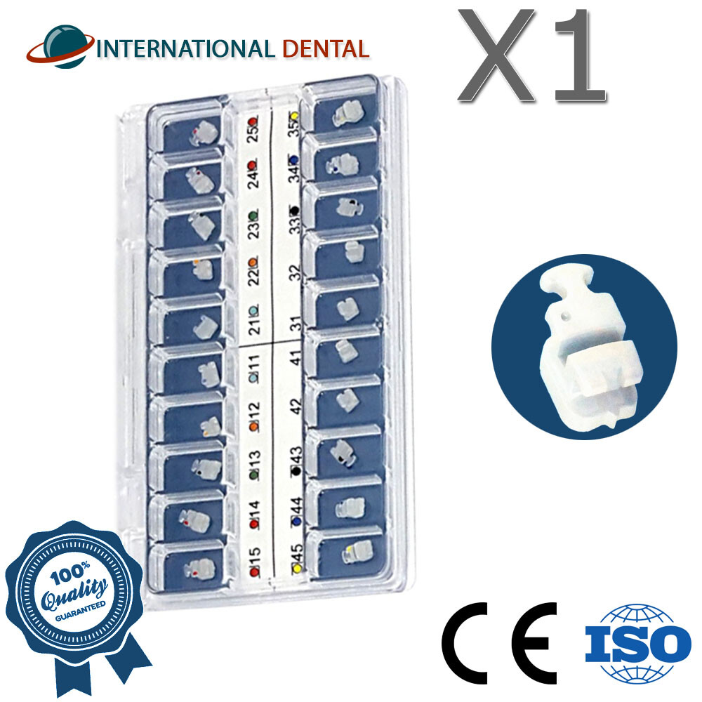 Orthodontic Dental Morelli Composite White Aesthetics Brackets Kit Roth ...