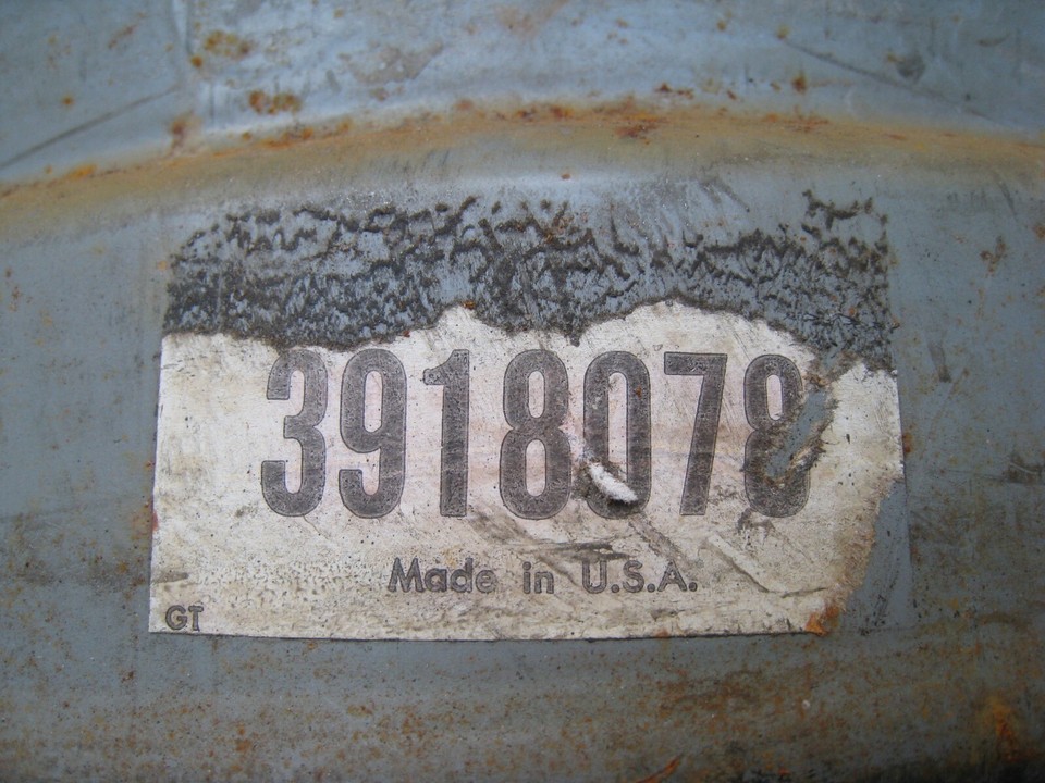 Original 1968 1969 Chevelle Rally Wheel Steel Rim 14x6 XB Code OEM GM ...