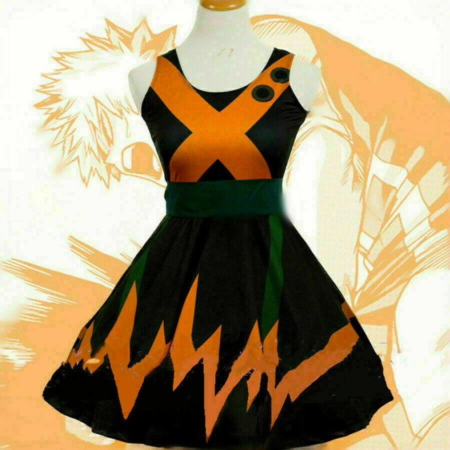 My Hero Boku No Hero Academia Katsuki Bakugo Dress Cosplay Costume ...