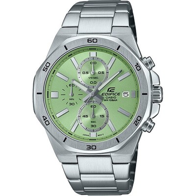 CASIO EDIFICE EFV-640DJ-3AJF Green Dial Sport Chronograph Men Watch NEW ...