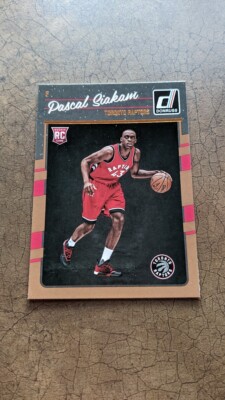 2016-17 Panini Donruss Pascal Siakam Rookie RC #171 Raptors Basketball ...