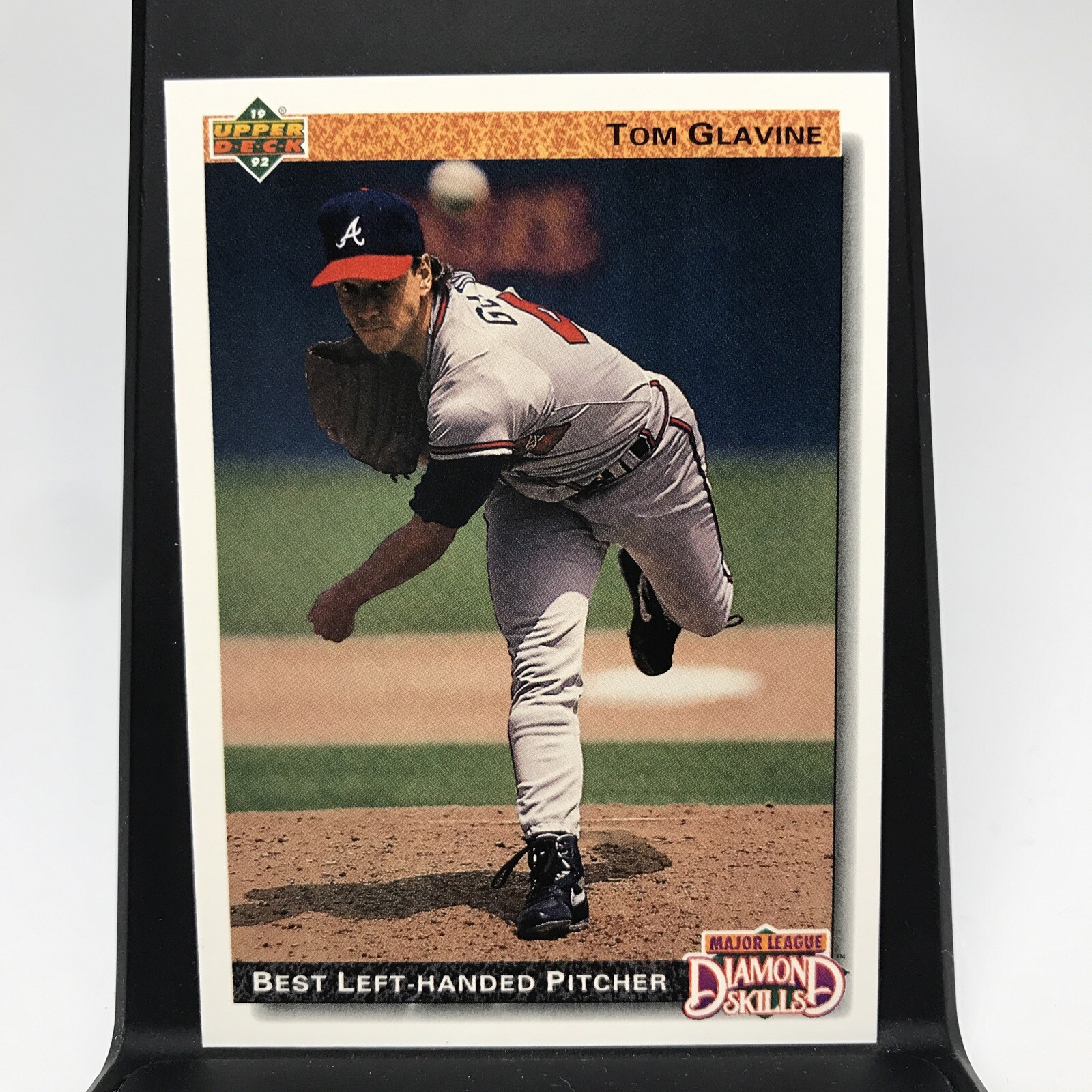 1992 Upper Deck #713 Tom Glavine Atlanta Braves HOF Diamond Skills | eBay