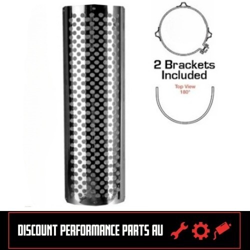 TRUCK EXHAUST STACK MUFFLER GUARD 180° Stainless Steel 42" [1100mm ...