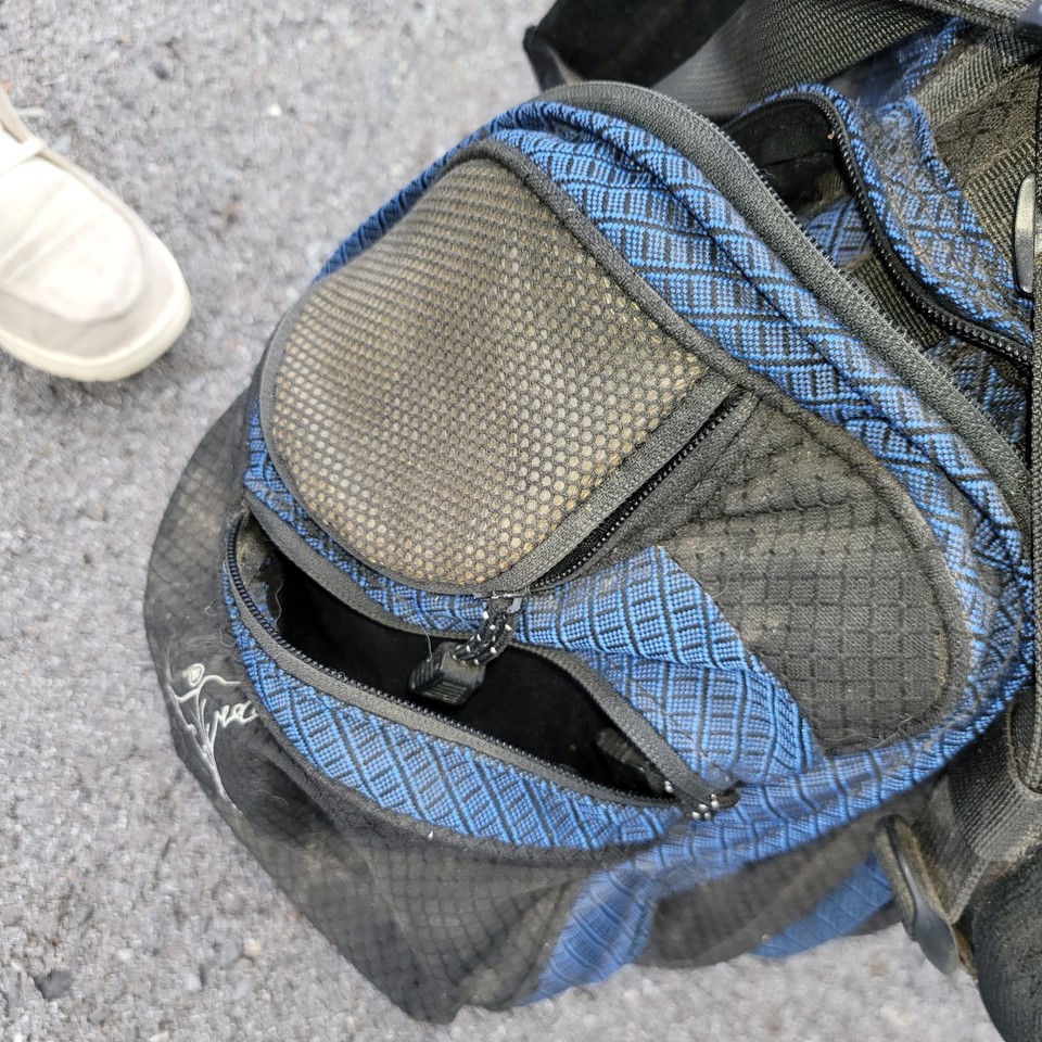 PING Hoofer 2 Golf Stand Bag 4-Way Black & Navy Blue w/Double Shoulder ...