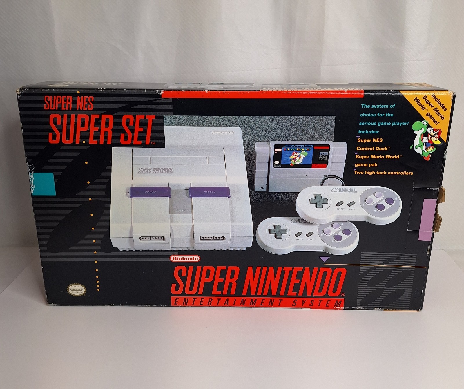 Super Nintendo Entertainment System Original Box including styrofoam ...