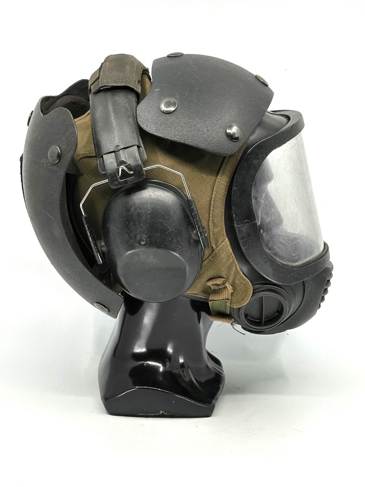 Tenet movie screen used prop flight deck helmet + gas mask-Mira Safety ...