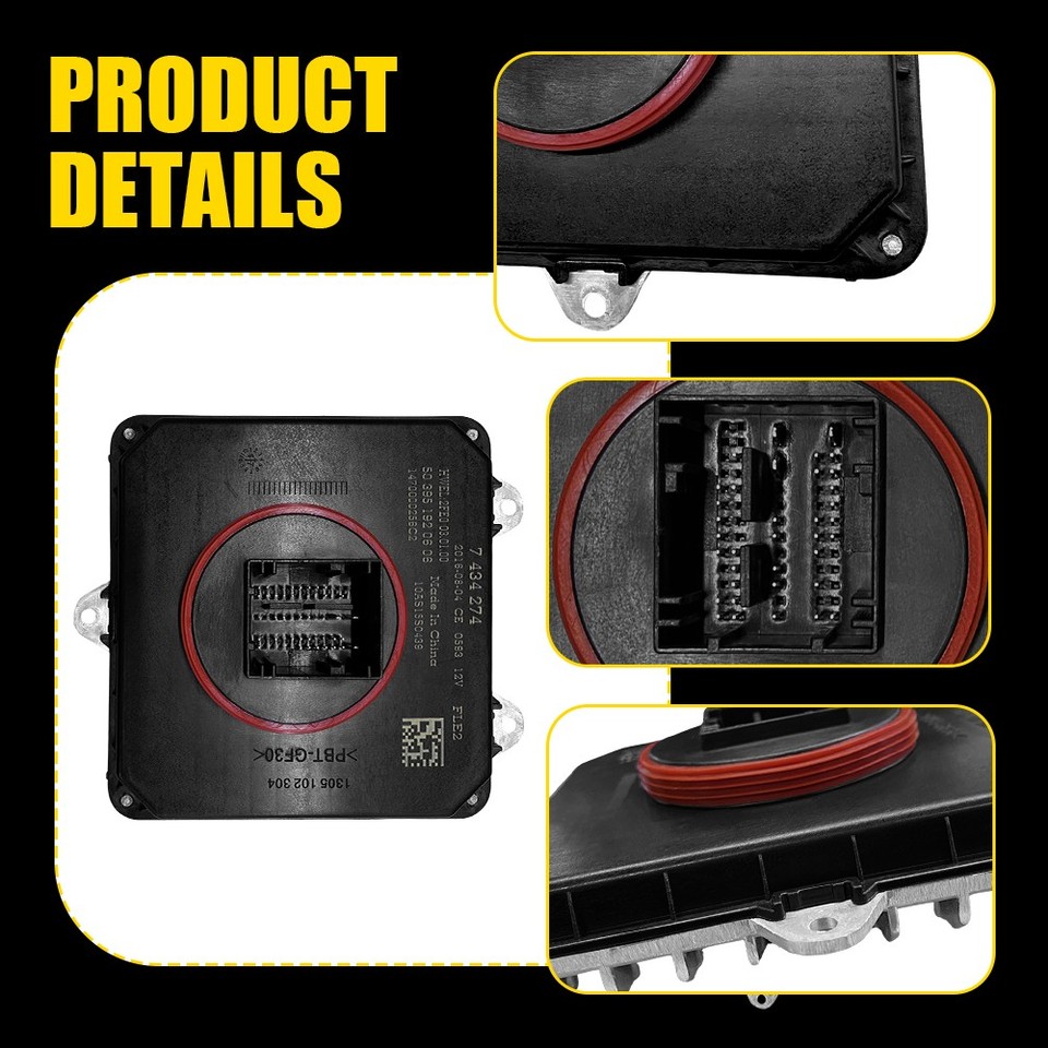LED Headlight Control Unit Module For BMW F20 F22 F87 F30 F80 F32 X5 X6 ...