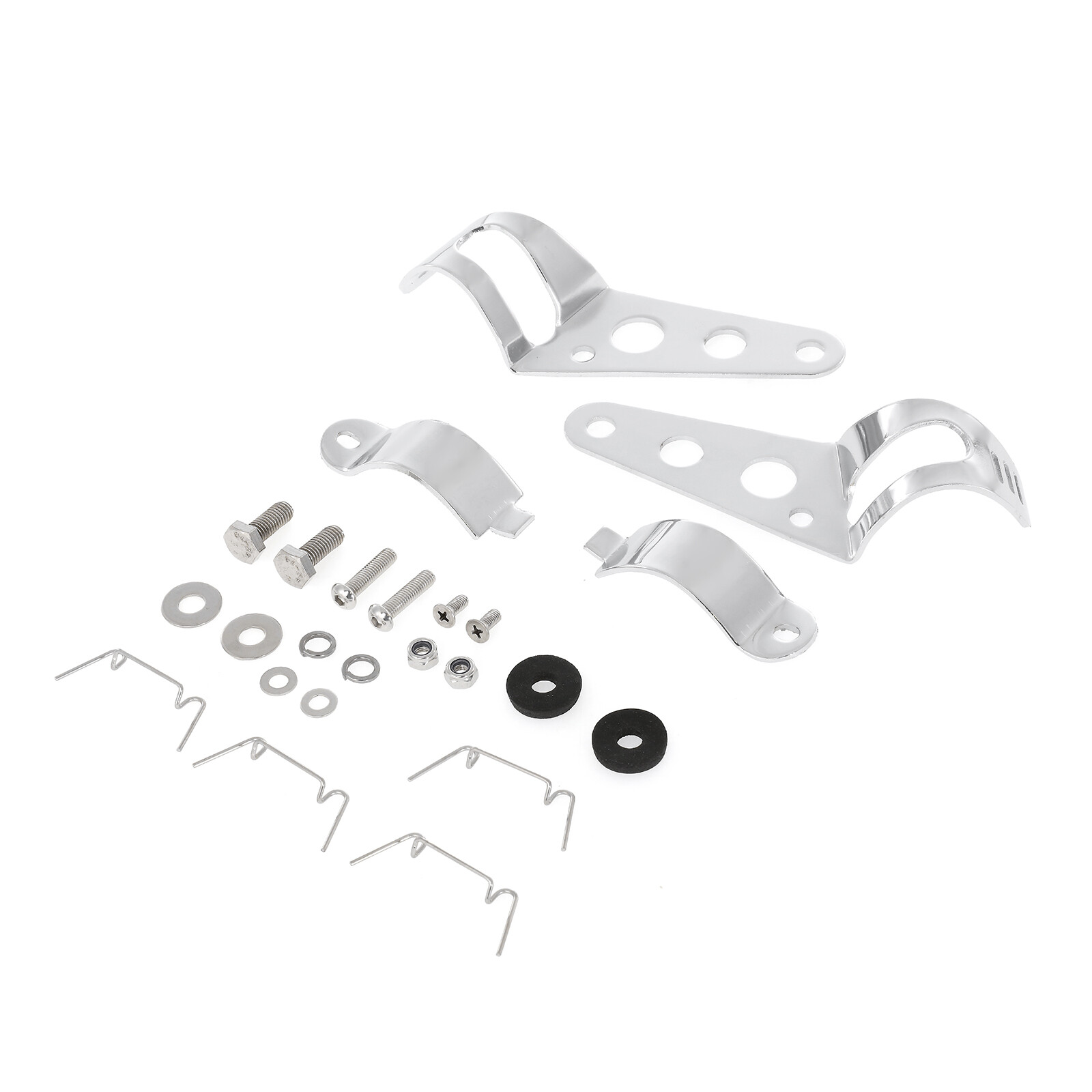 7" Headlight Round Housing Bucket Shell For Harley Heritage Fatboy ...