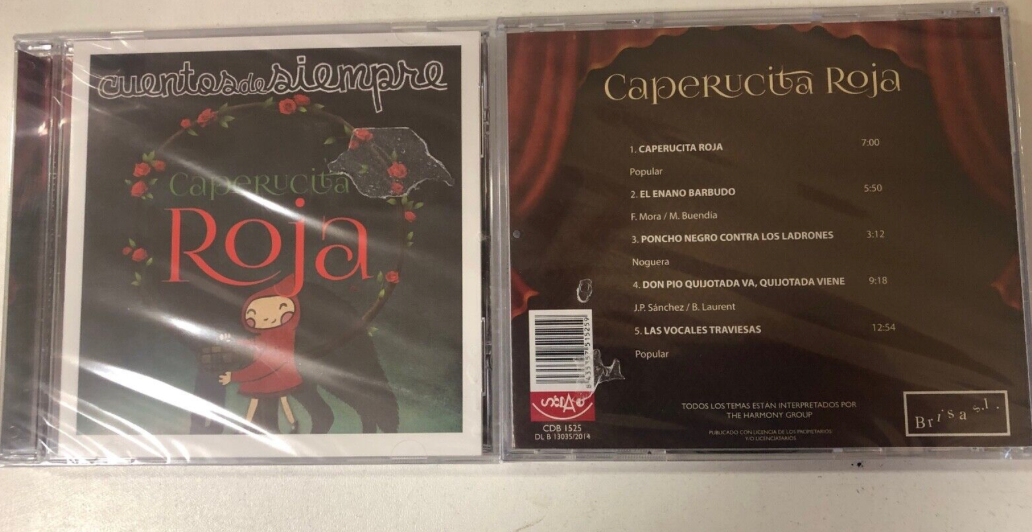 CAPERUCITA ROJA CD 5 titres neuf sous blister | eBay