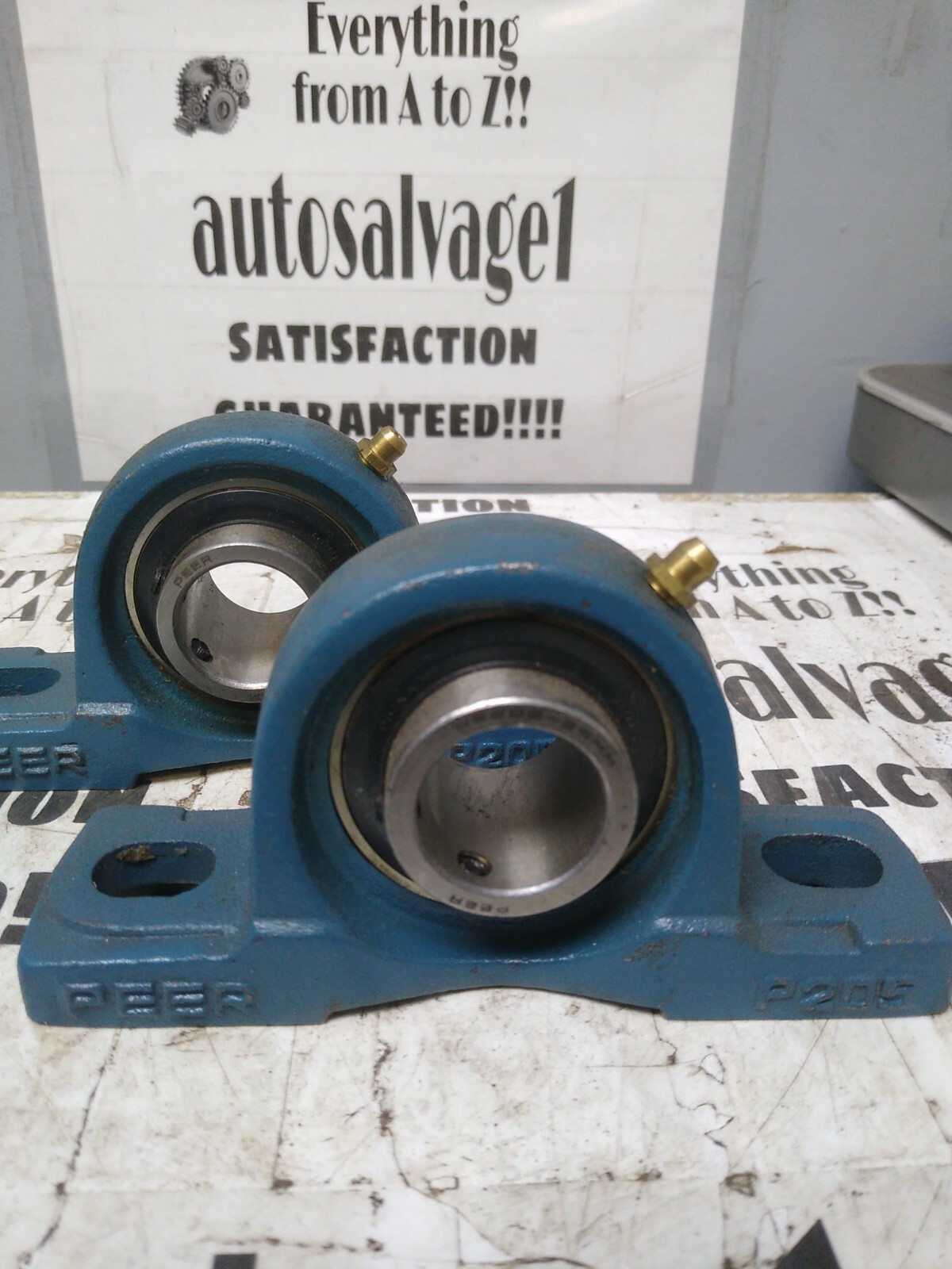 PEER,P205,PILLOW BLOCK BEARING UNIT NO BOX LOT OF 2 NOS | eBay