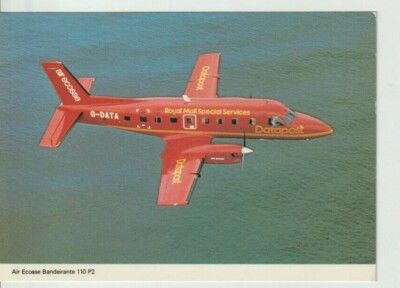 ROYAL MAIL - DATAPOST SPECIAL AIR SERVICE AEROPLANE COLOUR POSTCARD ...