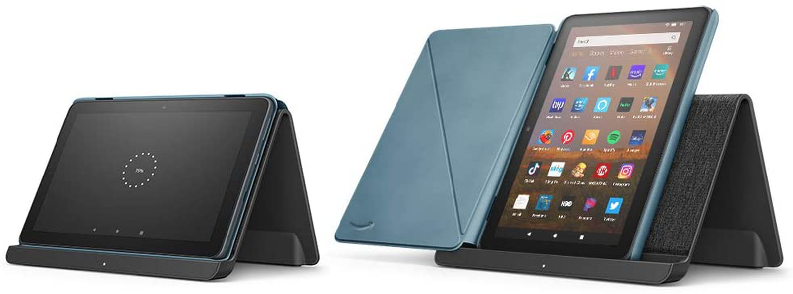 All New, Made for Amazon, Wireless Charging Dock for Amazon Fire HD 8 ...