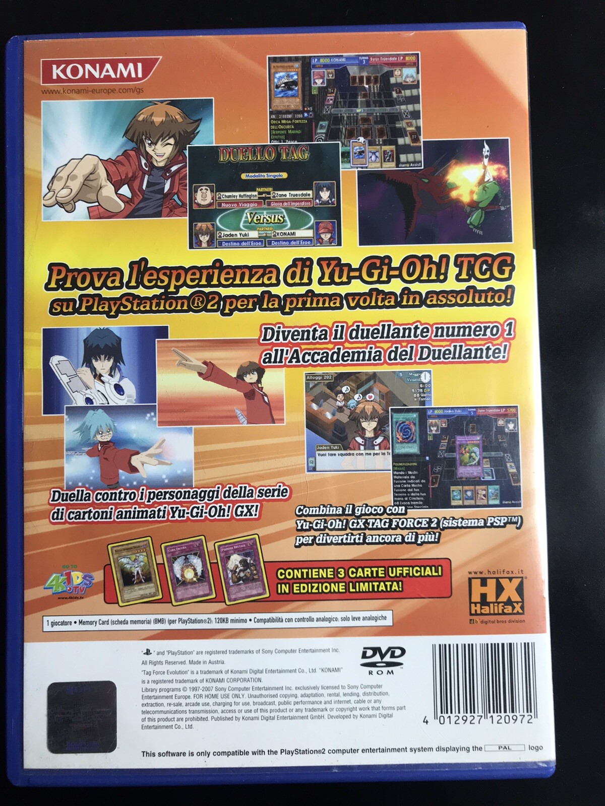 PlayStation Game Yugioh Gx Tag Force Evolution Ps2 + Ps1 Forbidden ...