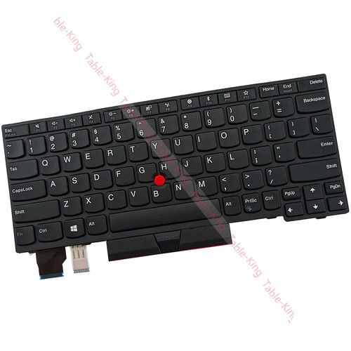 US Non-Backlit Laptop Keyboard for Lenovo Thinkpad X280/A285/X390/L13 ...