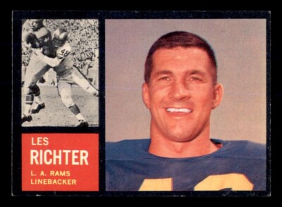 1962 Topps Football #86 Les Richter EX/MT *e1 | eBay